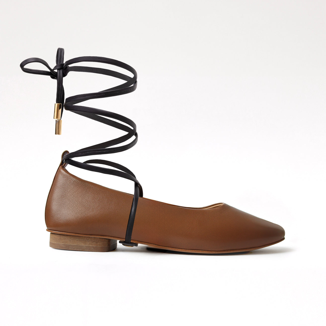 Caramel Ballet Swap with Long Black Gladiator Sabrina Strap ...